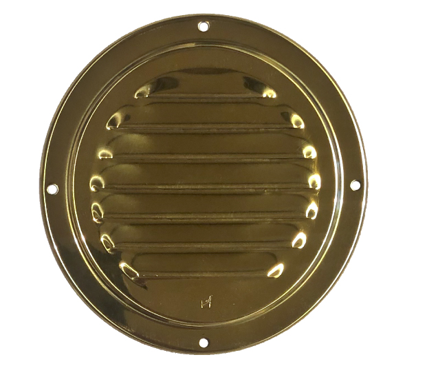 Venttiiliritilä, messinki Halk. 12,5 cm - Domus Classica verkkokauppa